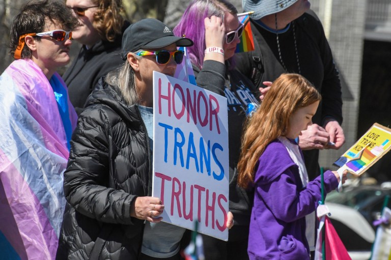 Community Gathers in Grand Rapids for Trans Day of Visibility Rally ...